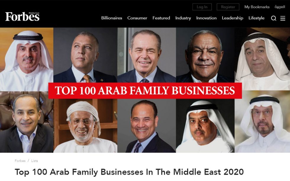 Forbes Lists Ghassan Aboud Group amongst the Top 100 Arab Family ... Forbes Lists Ghassan Aboud Group amongst the Top 100 Arab Family ...
